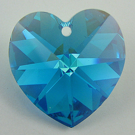 Swarovski crystal blue heart necklace store
